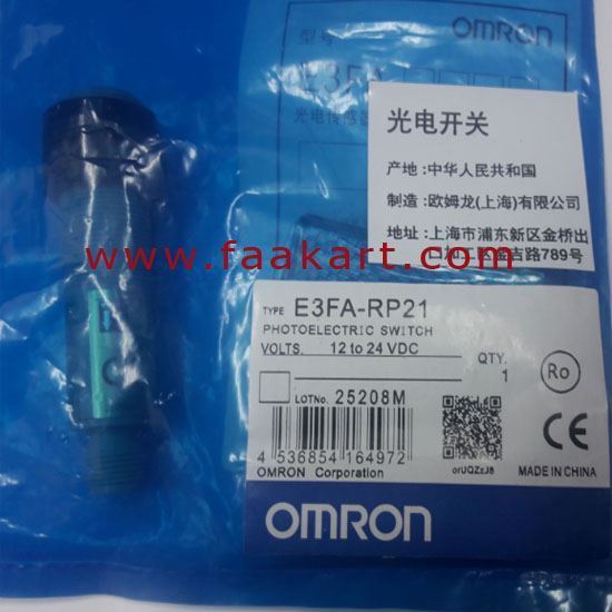 E3FA-RP21 Omron Photoelectric Sensor, Reflex‎. Faakart . Online shop - Industrial Automation ...