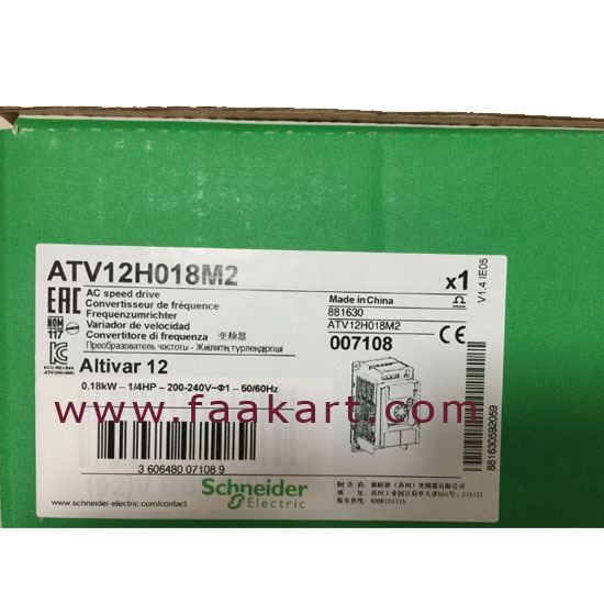 ATV12H018M2 Schneider Variable speed drives. Faakart . Online shop ...